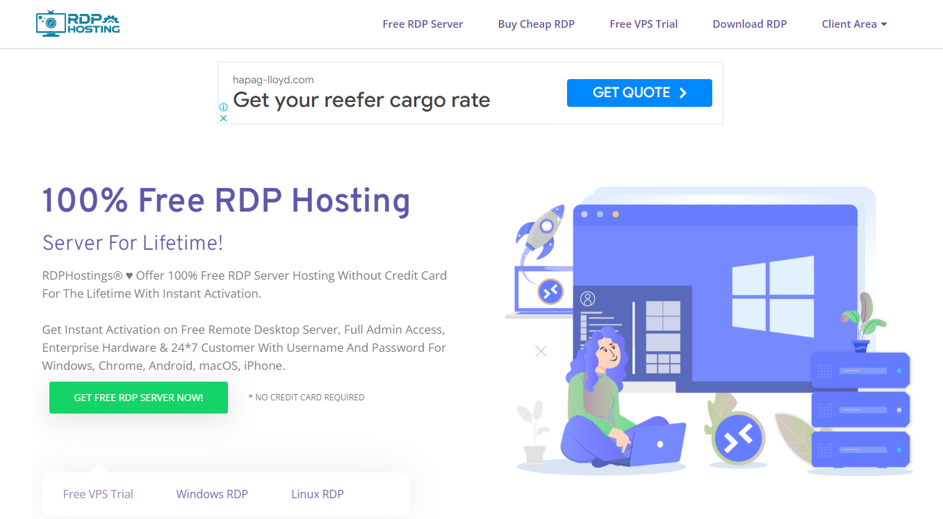 Top 5 Best Free RDP Server for Lifetime 2026
